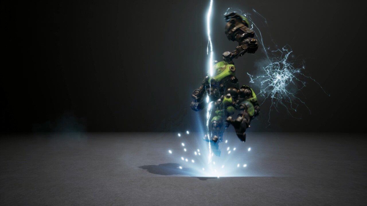 ArtStation - [FX_Skill_Trail_01] Lightning_Punch_v02