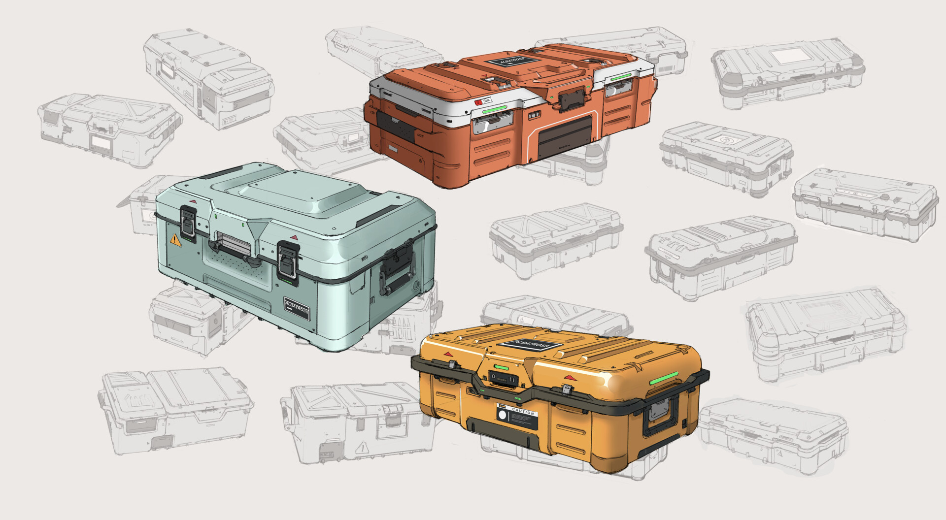 ArtStation - "E" Boxes