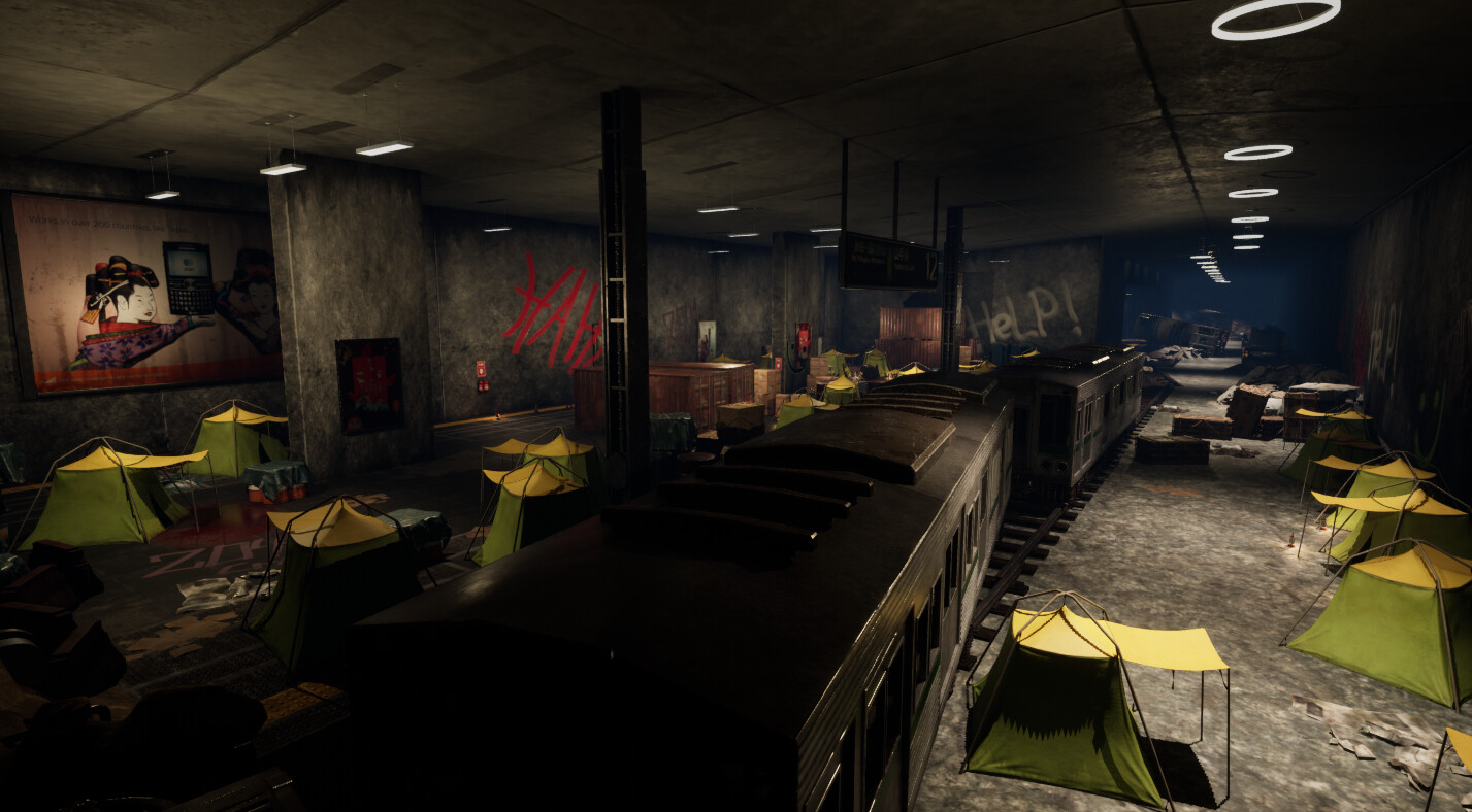 ArtStation - Train Station Game Level Design