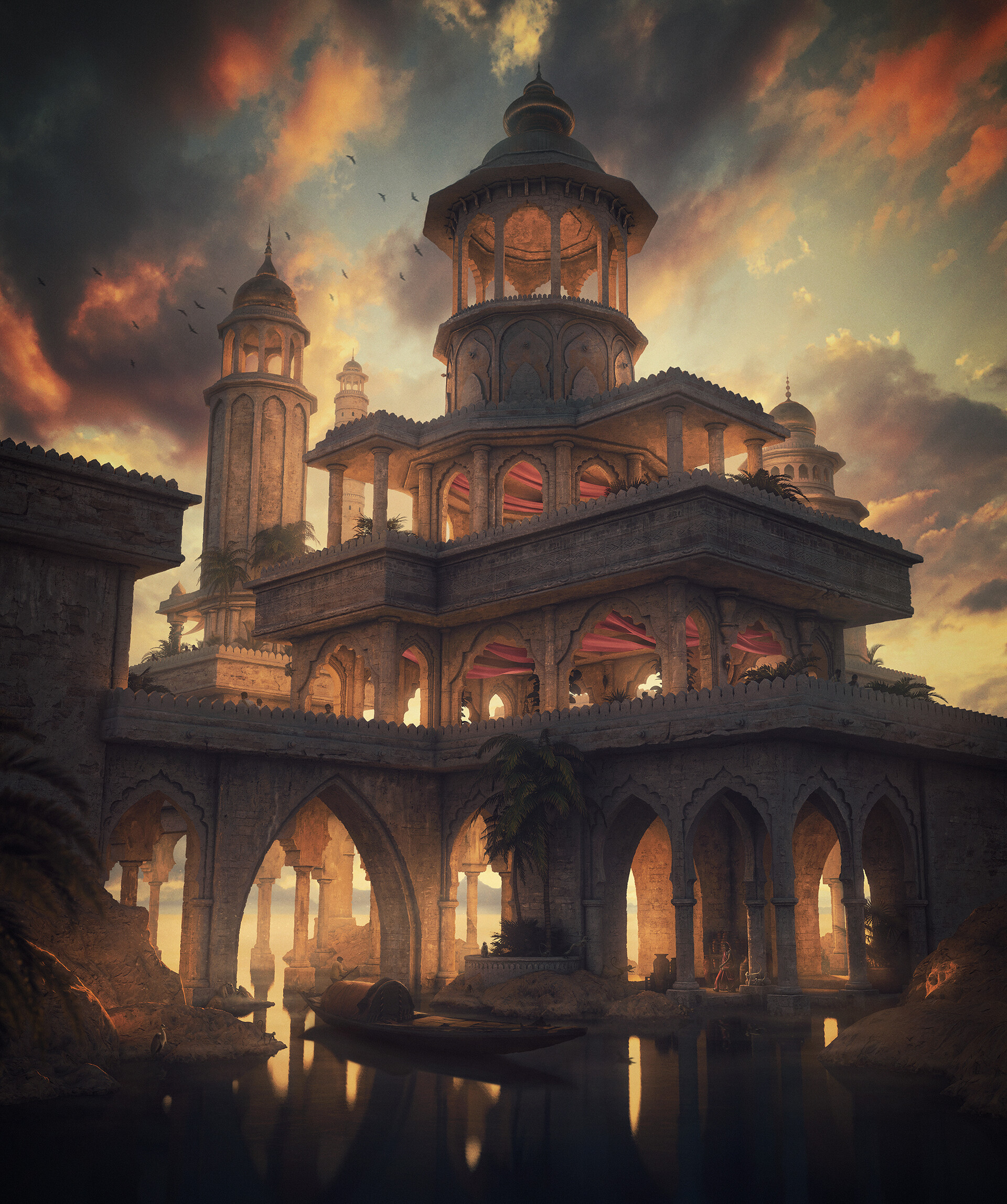 ArtStation - River Outpost