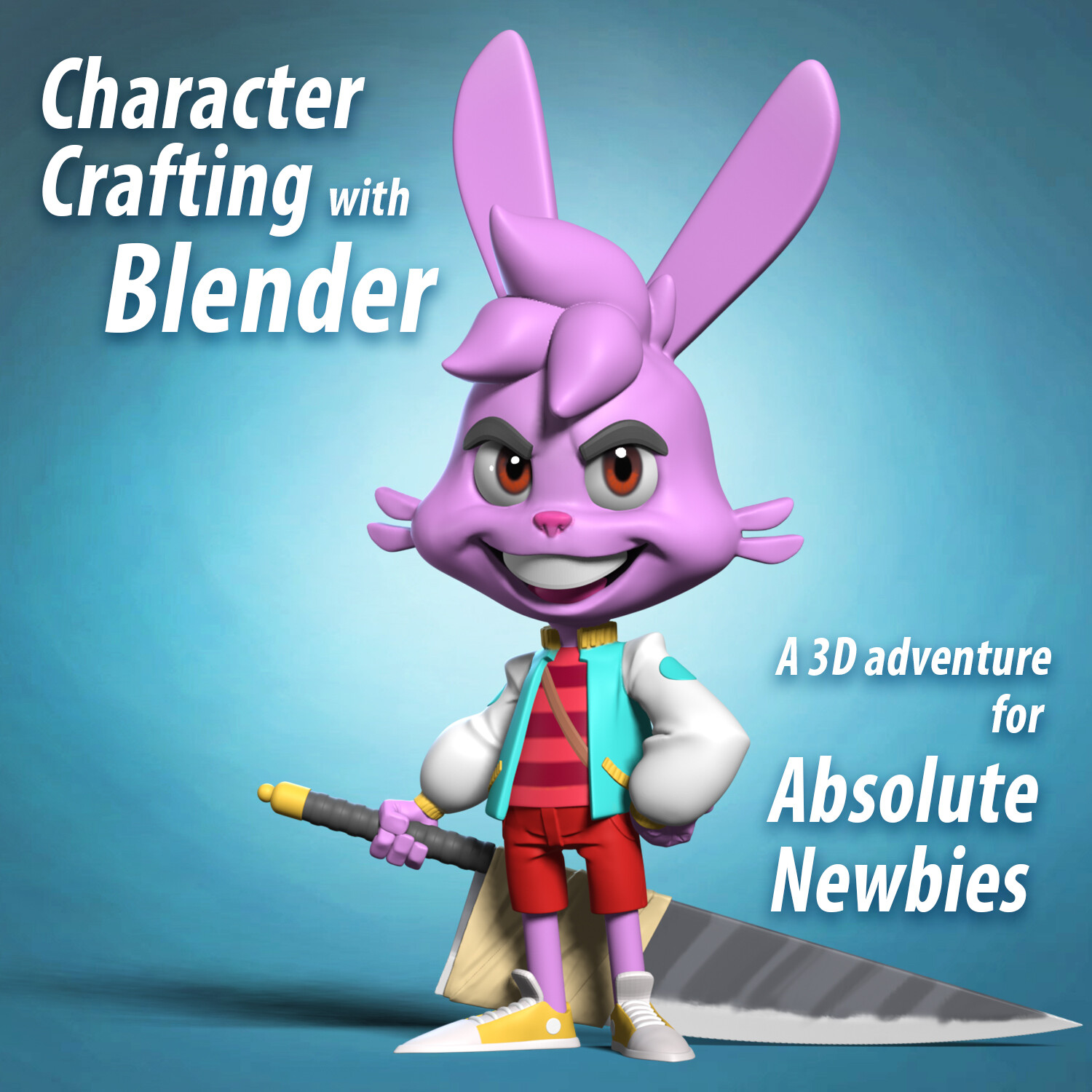 ArtStation - Rabbit from Character Crafting with Blender - A 3D ...