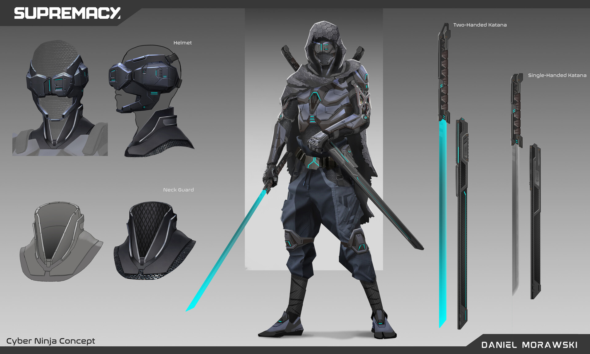 Daniel Morawski - Supremacy : Cyber Ninja Process, Turn around, Breakouts and Full Render