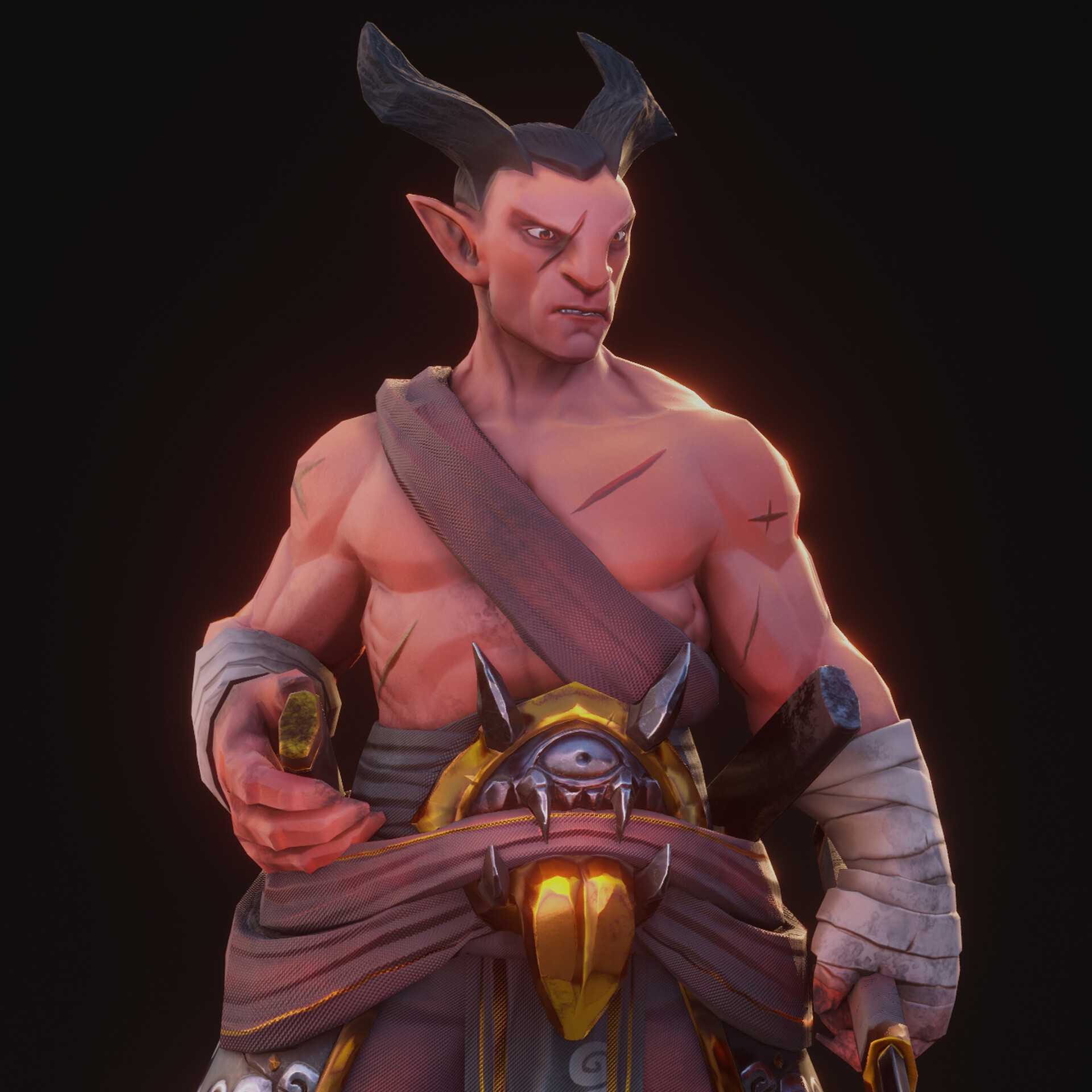 ArtStation - Crimson Ronin PBR