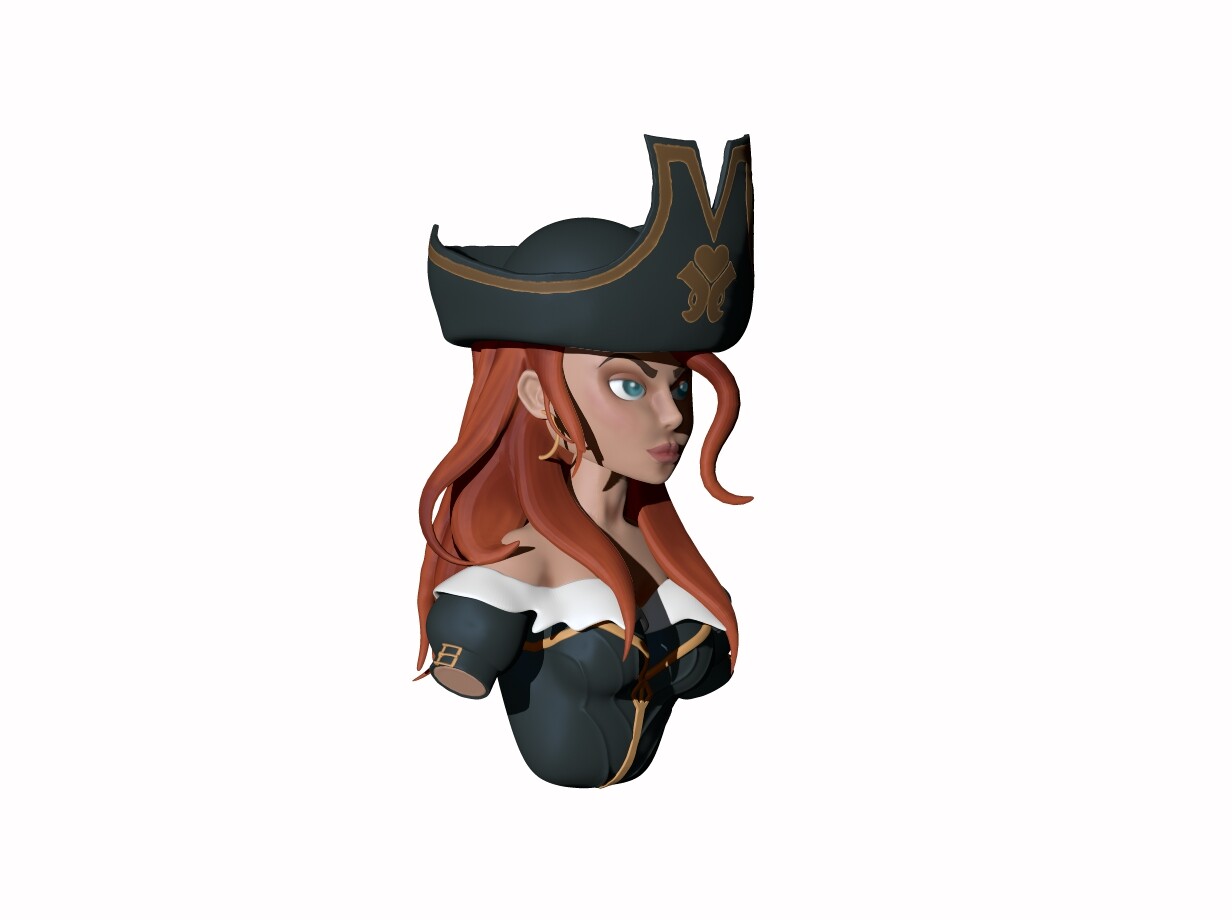 ArtStation - Miss Fortune 3D Model