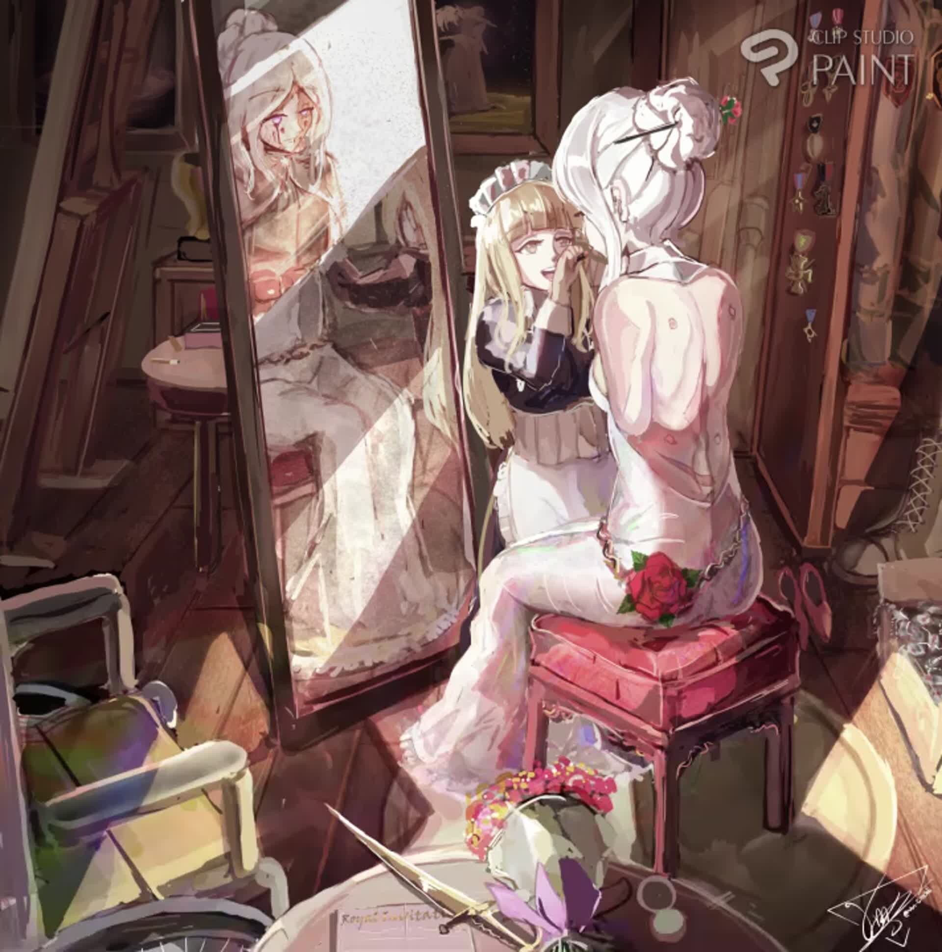 ArtStation - You're pretty, Just take a look at the mirror