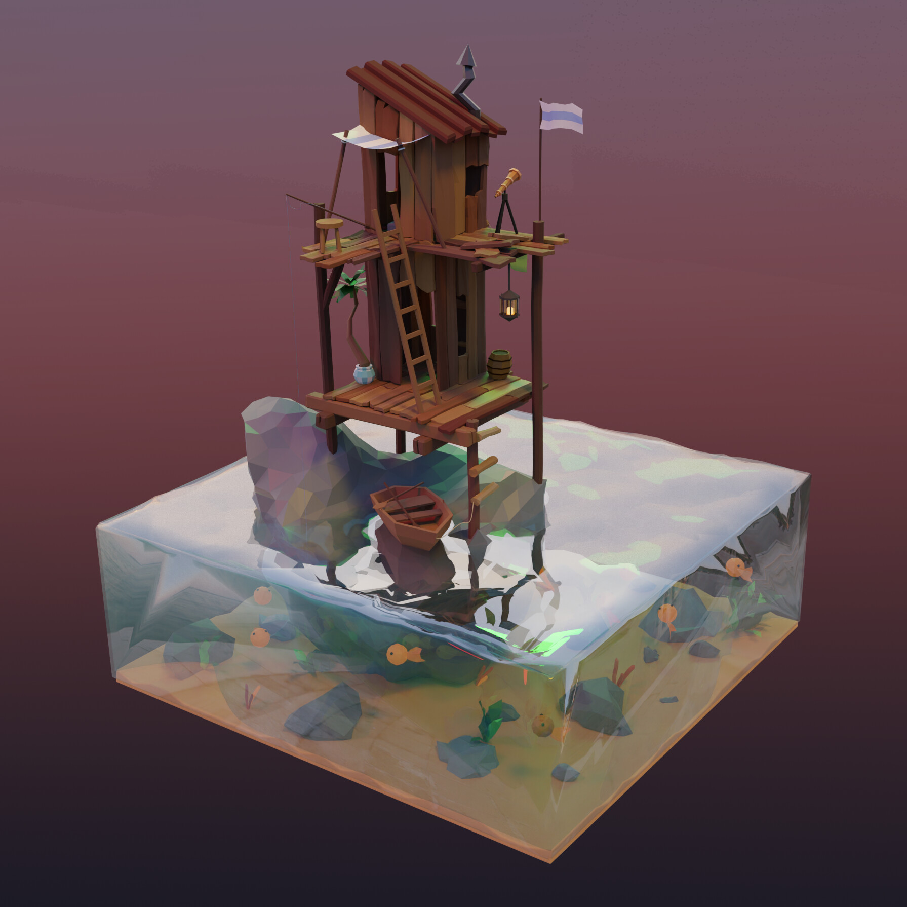 Artstation Sea Shack Grant Abbitt S Tutorial
