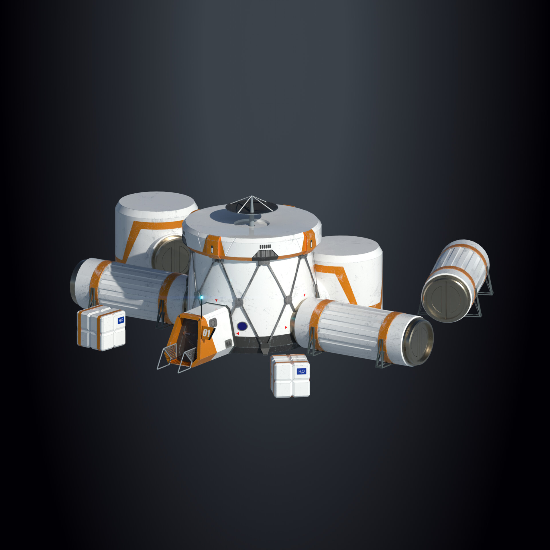 ArtStation - Mars - Base