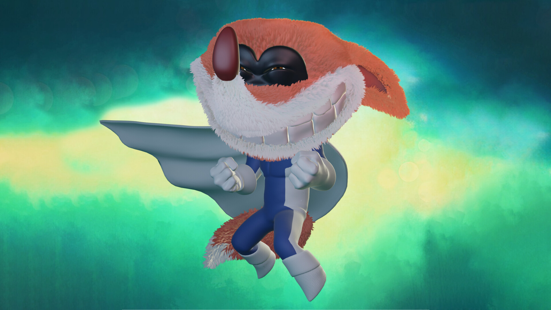 ArtStation - Super Hero Fox