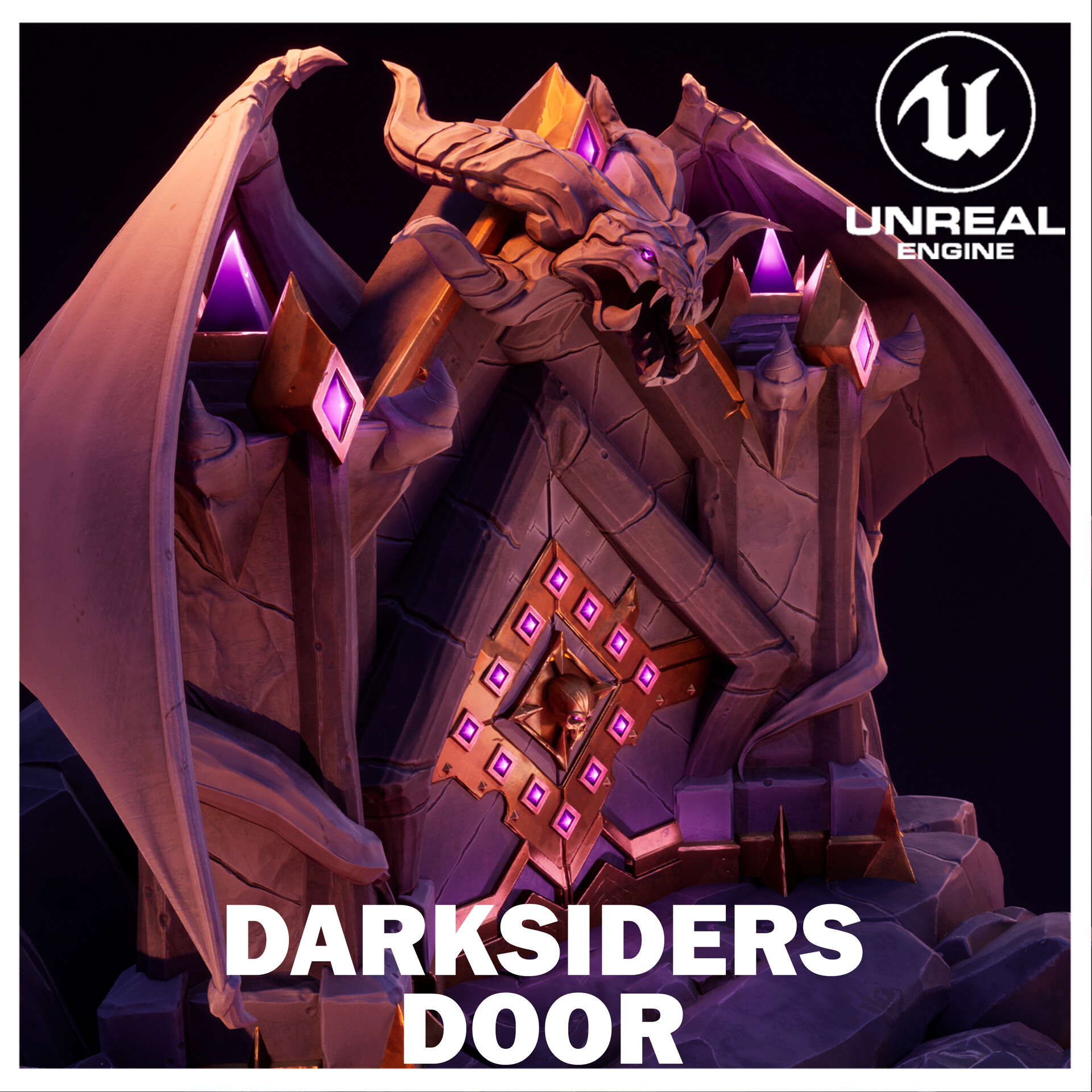 ArtStation - Darksiders Door - Diorama