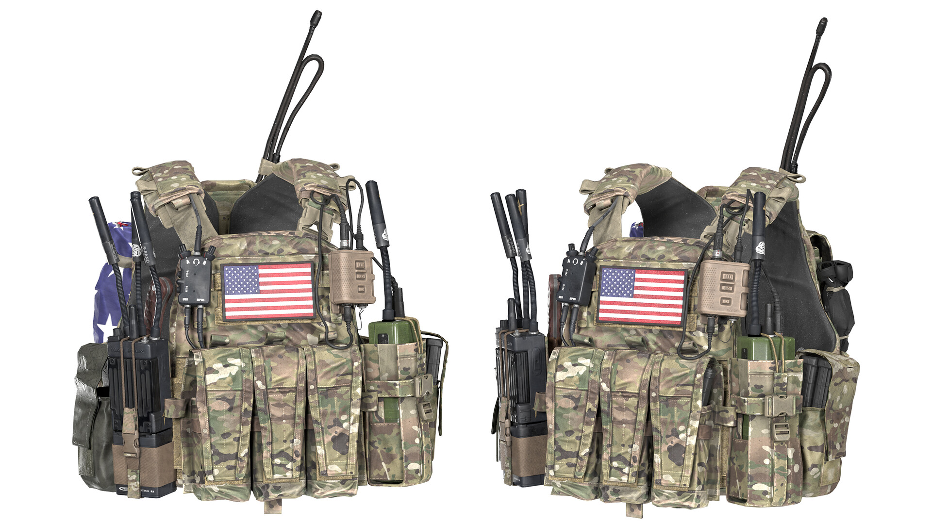 ArtStation - Game-Ready AVS Plate Carrier