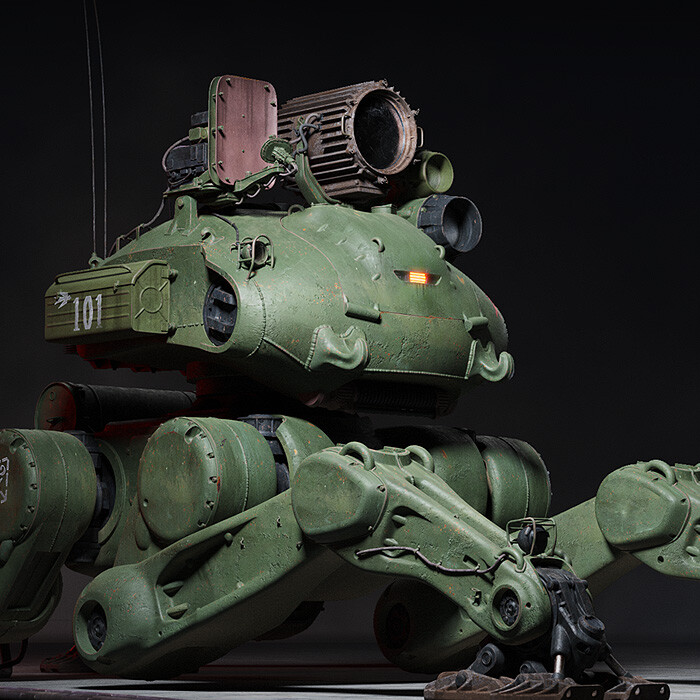 ArtStation - Soviet Reconnaissance Mech