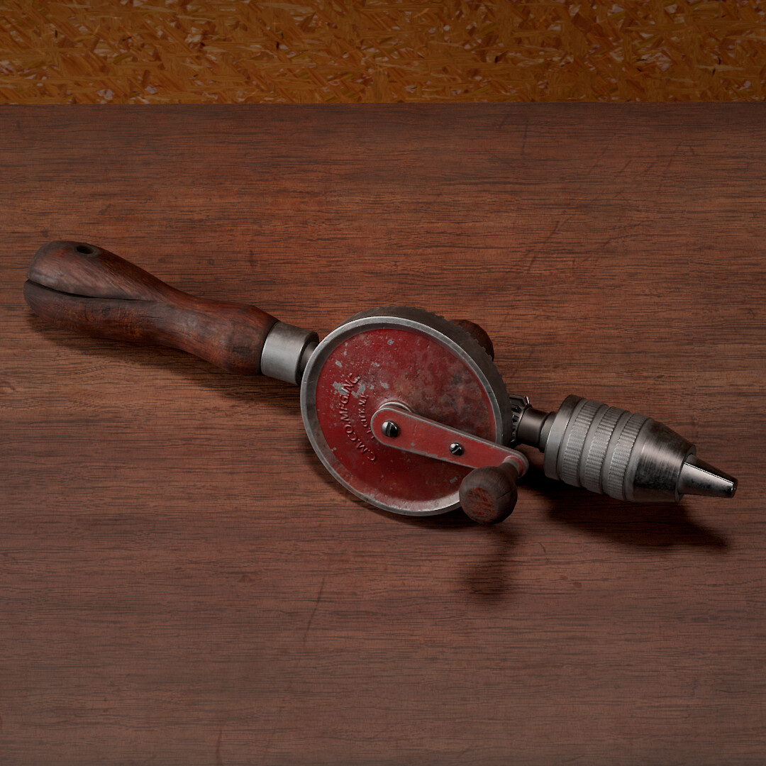 ArtStation - Old hand drill