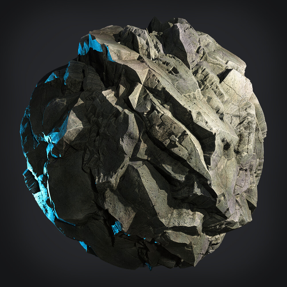 ArtStation - Jagged Slate Cliff [Procedural Texture]