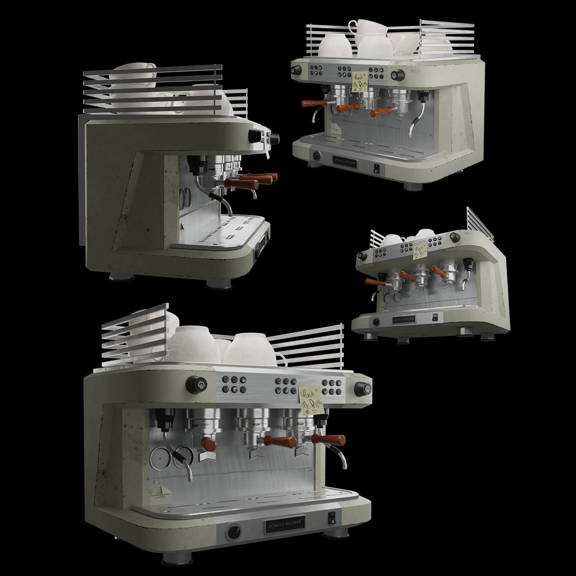 ArtStation - 3D Coffe Machine