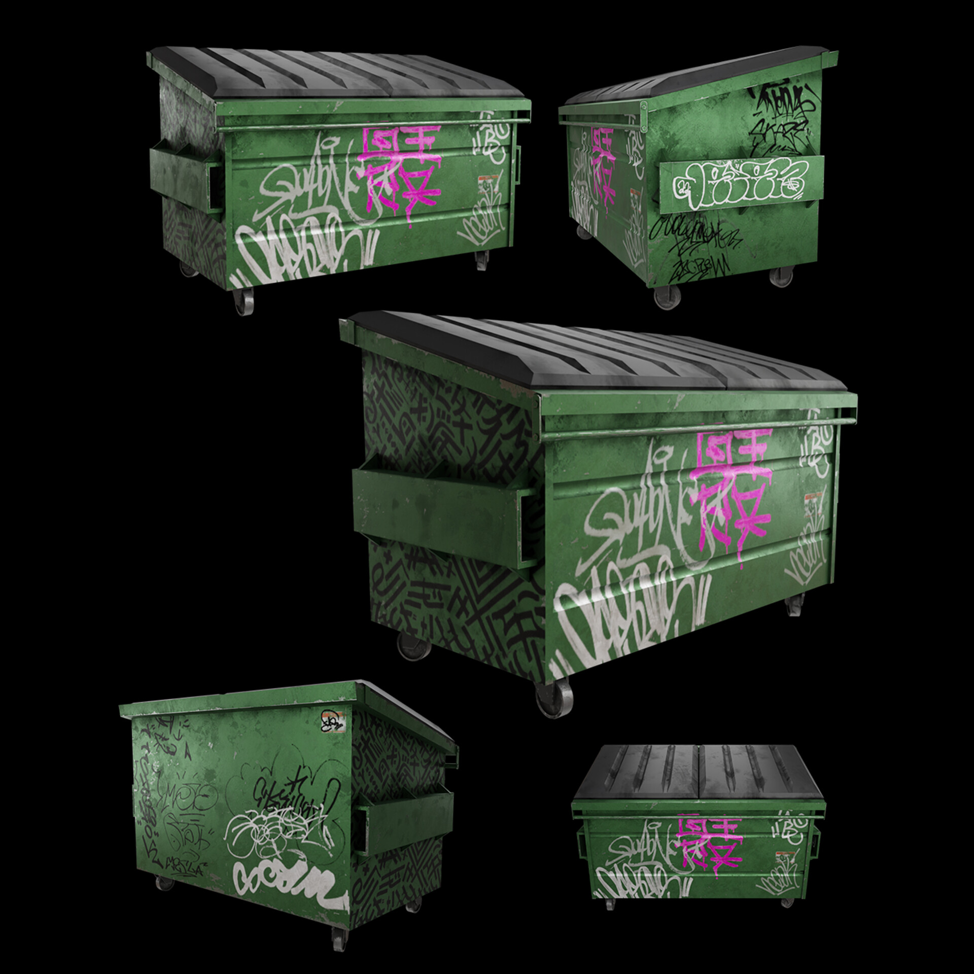 ArtStation - 3D Dumpster