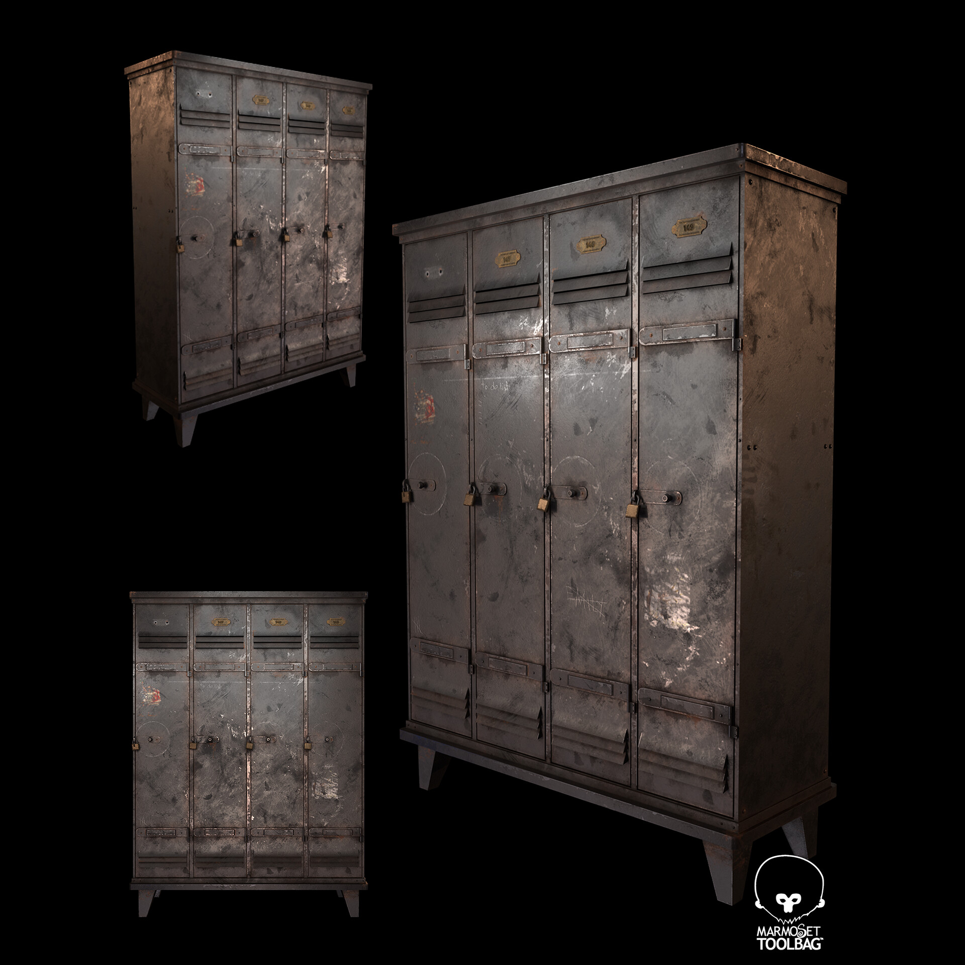 ArtStation - 3D Lockers