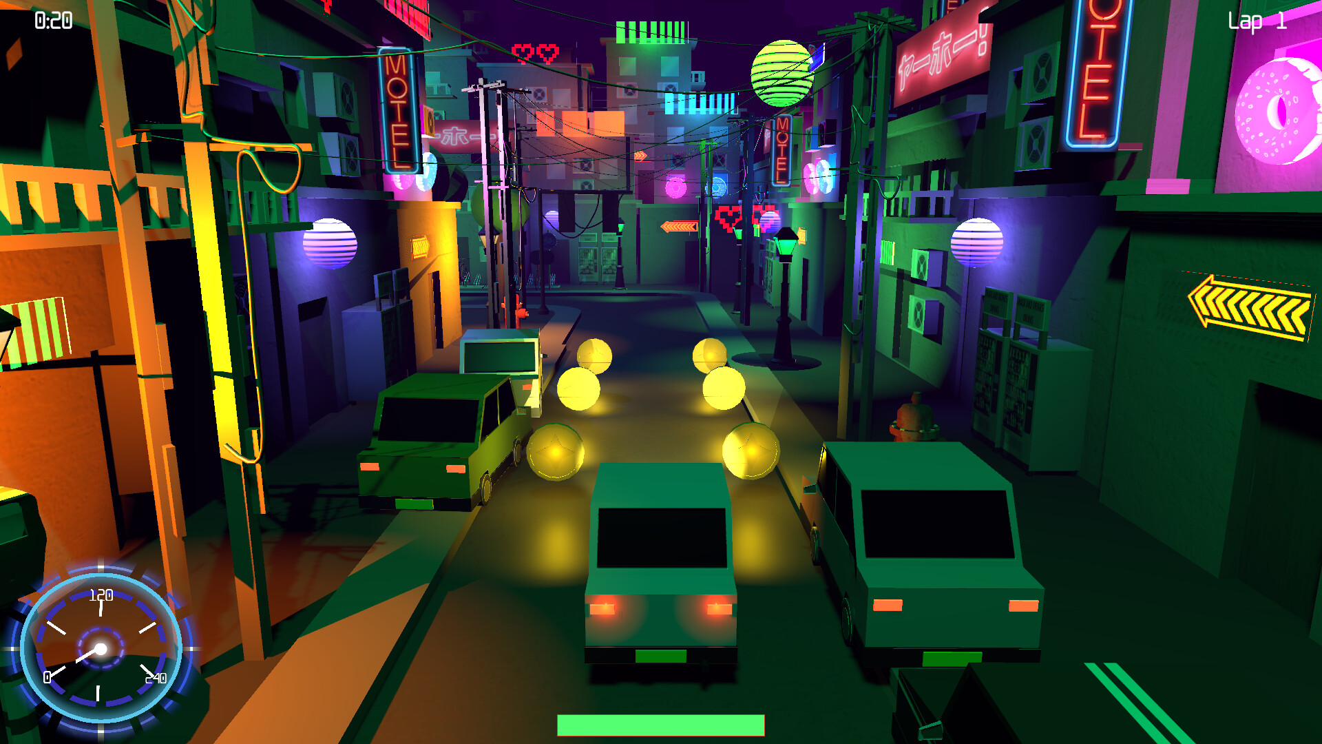 ArtStation - City models & User Interface for racing game