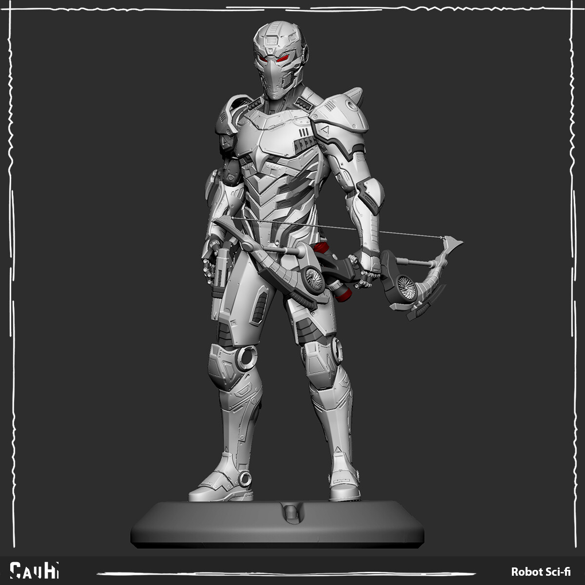 ArtStation - Hard Surface Robot Sci-fi Cyber