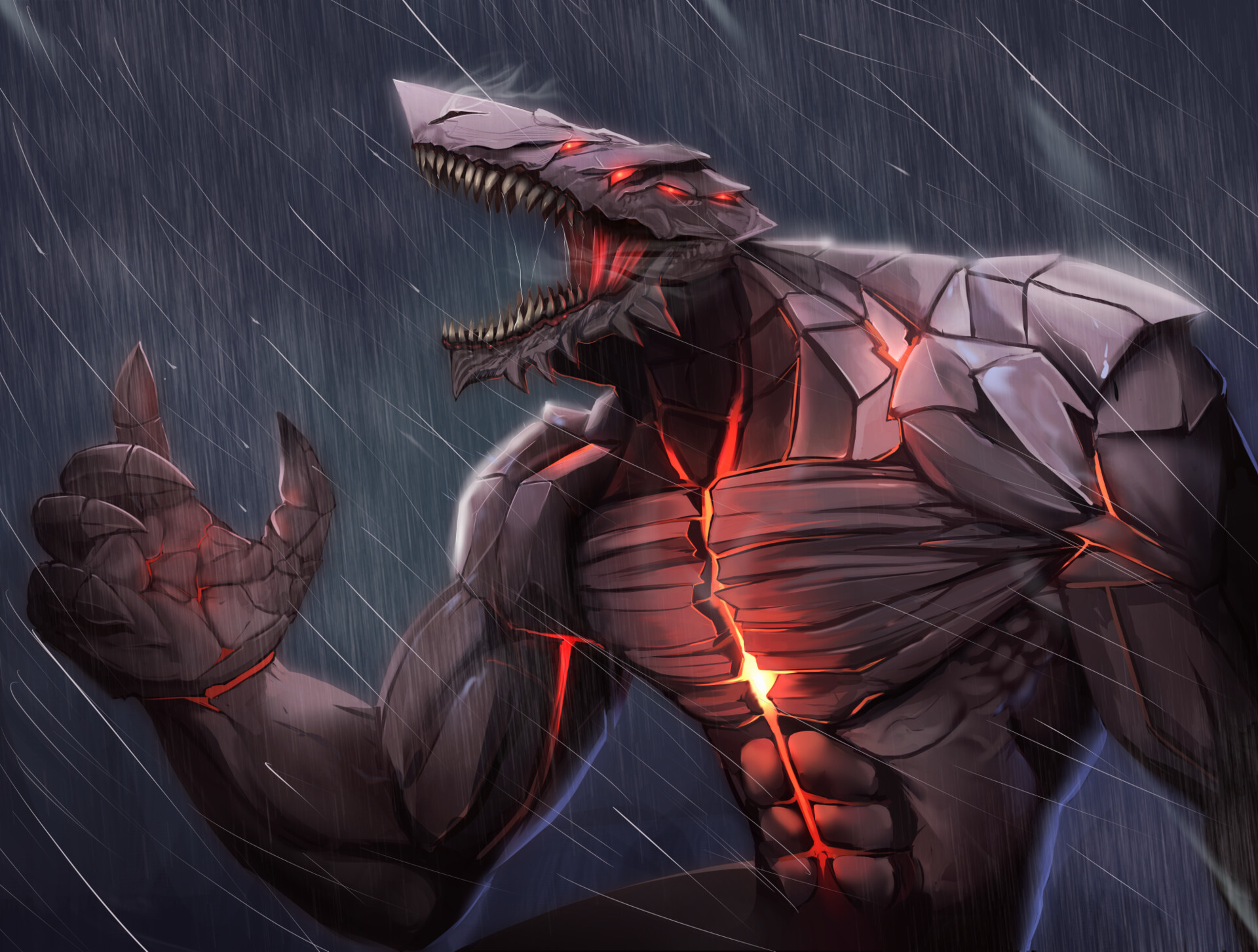 ArtStation - humanoid dragon