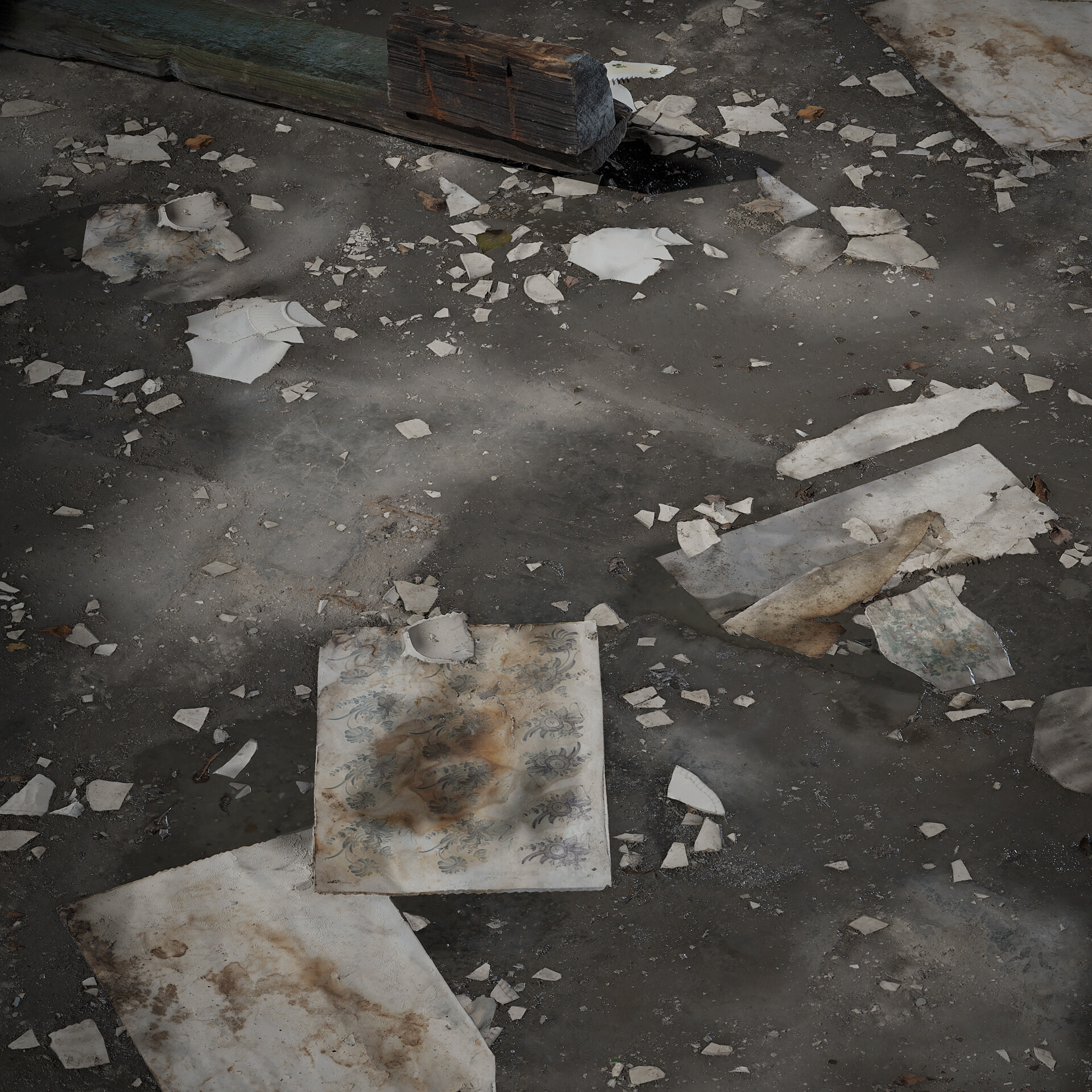 ArtStation - Factory Rubble Materials