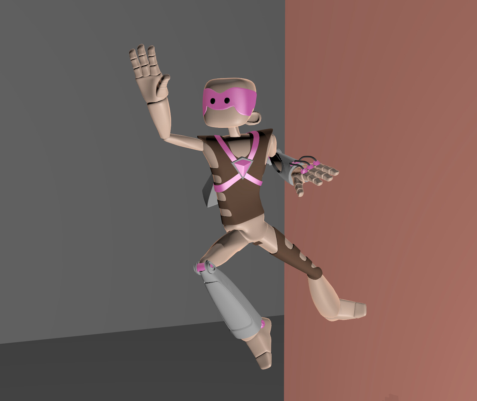 ArtStation - Wall Jump Animation