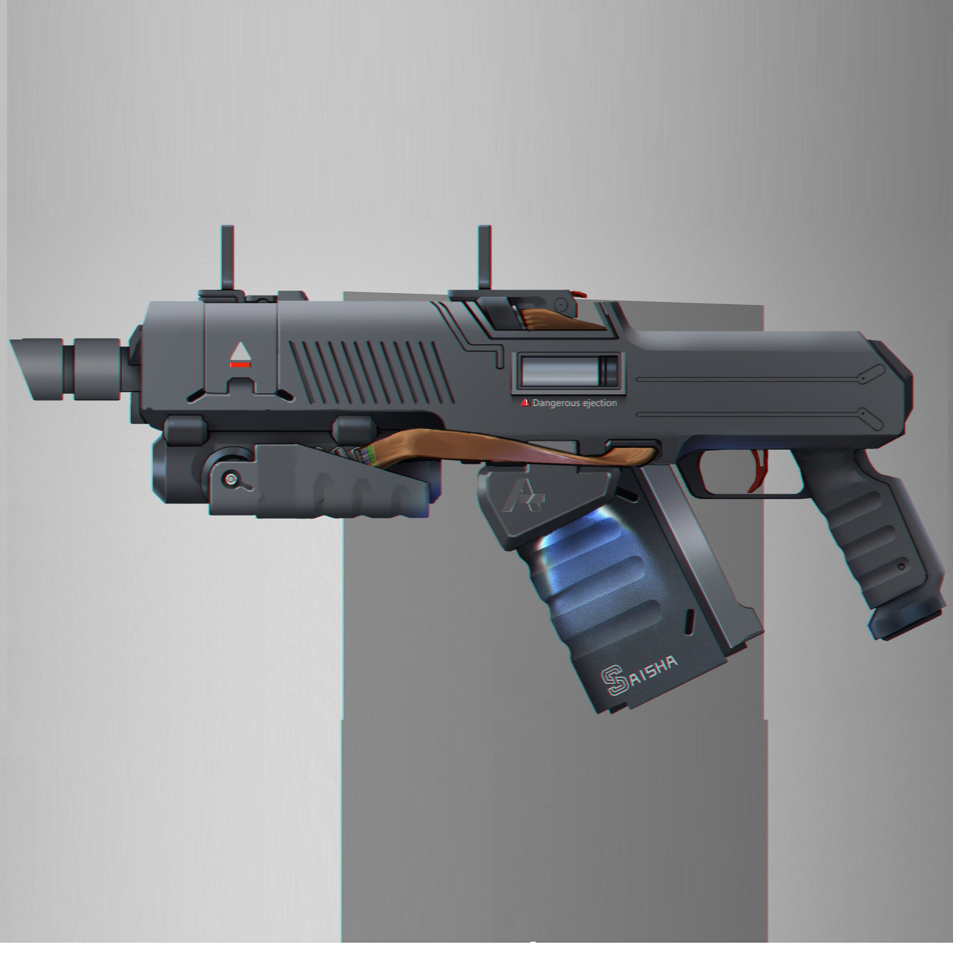 ArtStation - Intelligent submachine gun