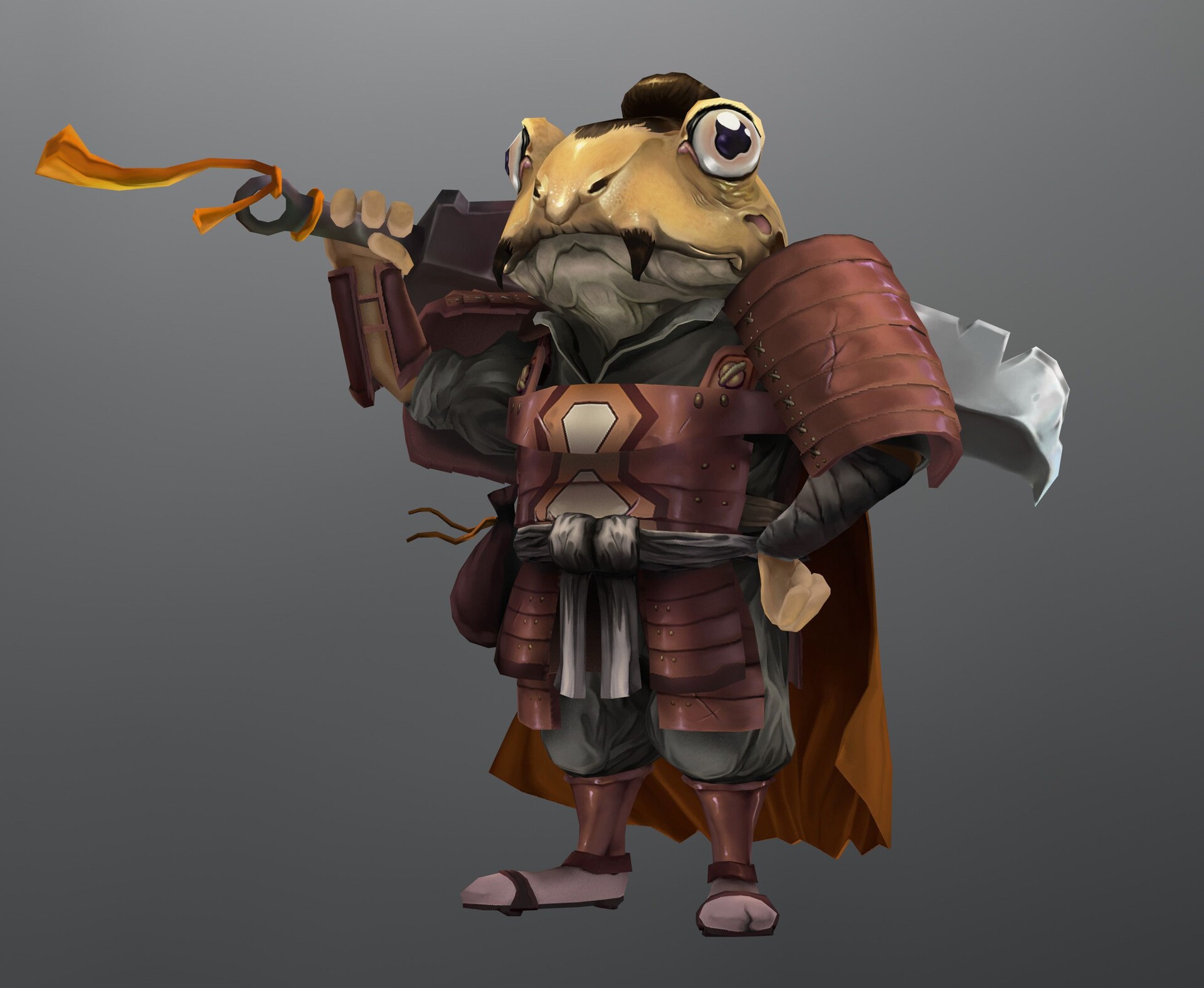 ArtStation - Samurai Frog