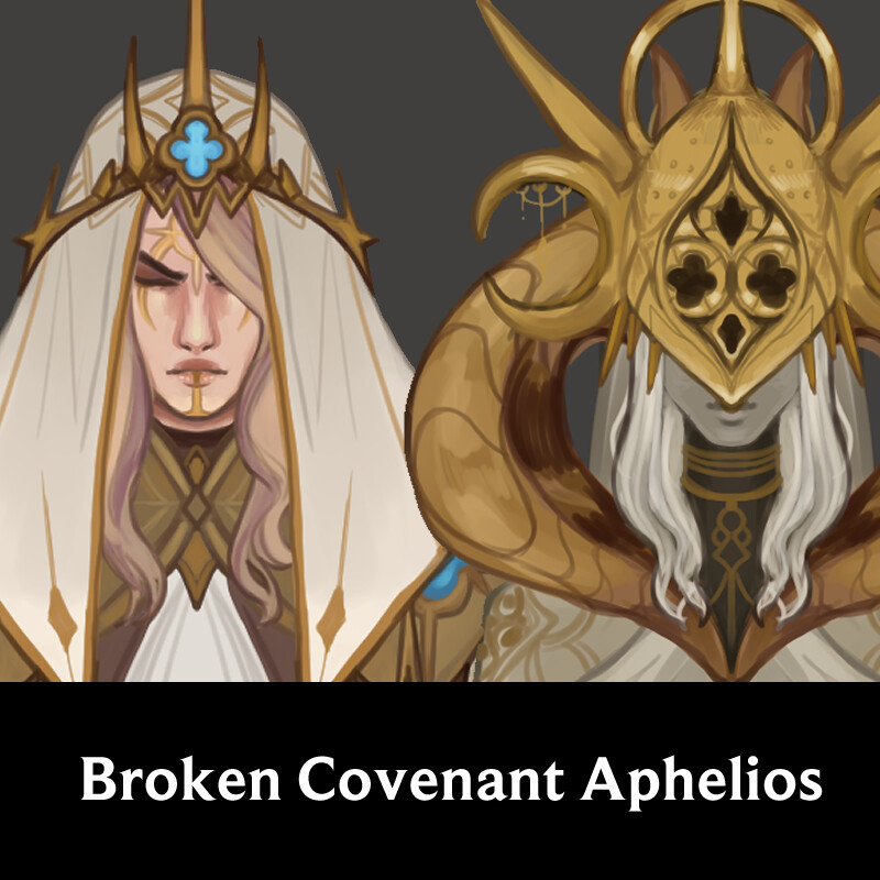 ArtStation - Broken Covenant Aphelios - League Of Legends Fan Skin Concept