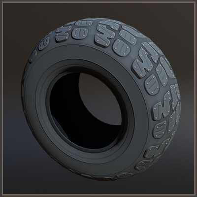 ArtStation - All Terrain Stylized Tire
