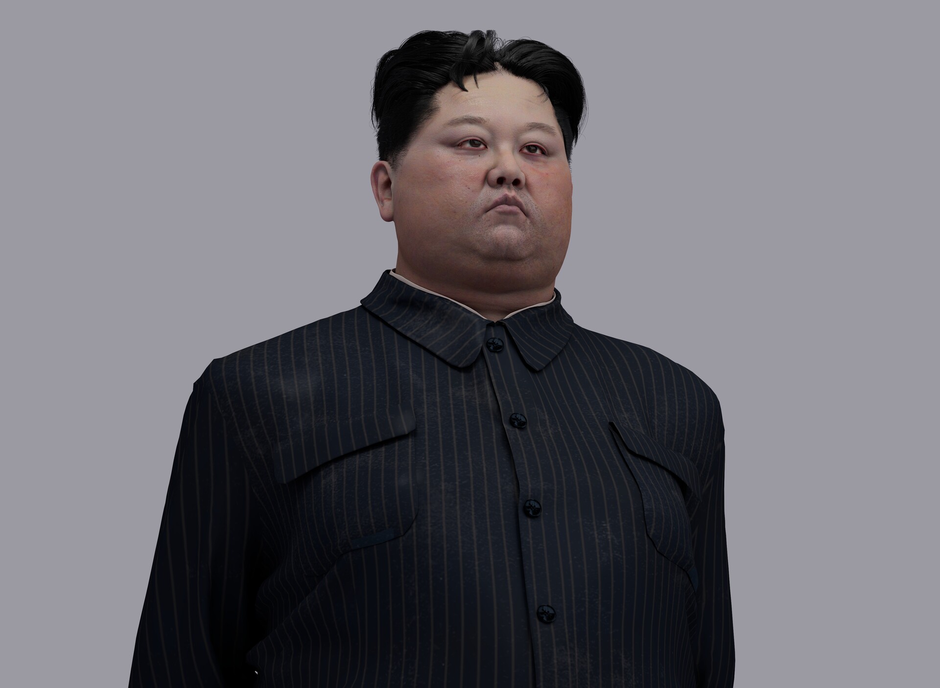 ArtStation - Kim Jong-un Portrait