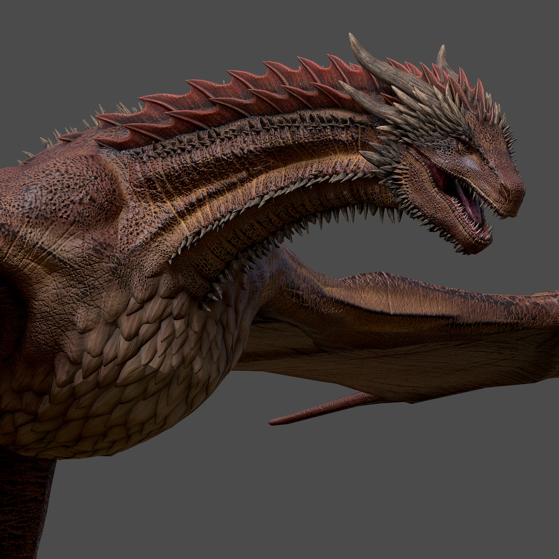 ArtStation - Dragon Game of thrones 3D