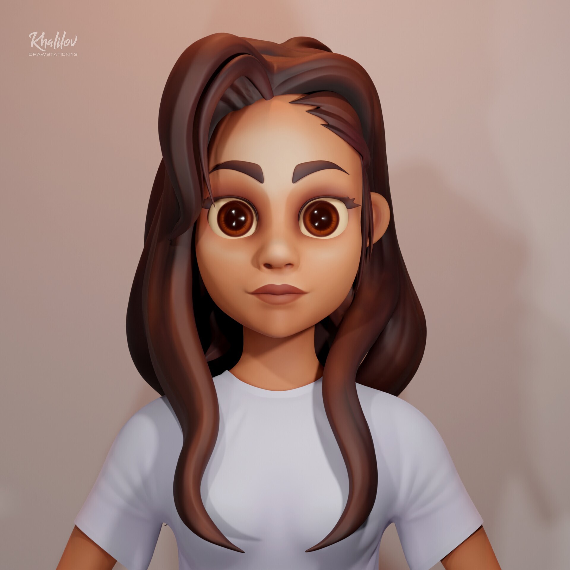 ArtStation - Disney Girl Character