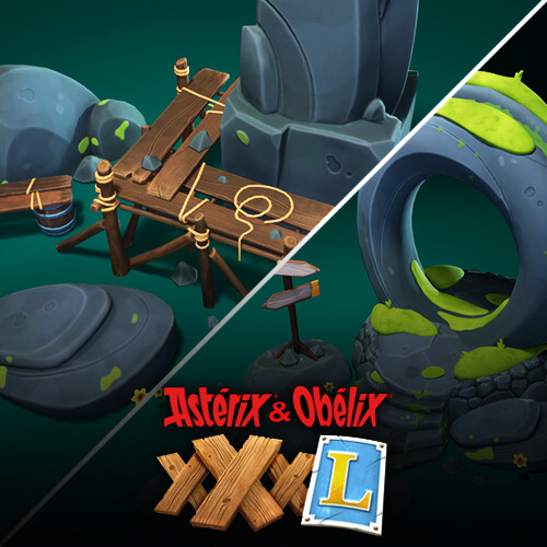 ArtStation - Astérix & Obélix XXXL: Stones props