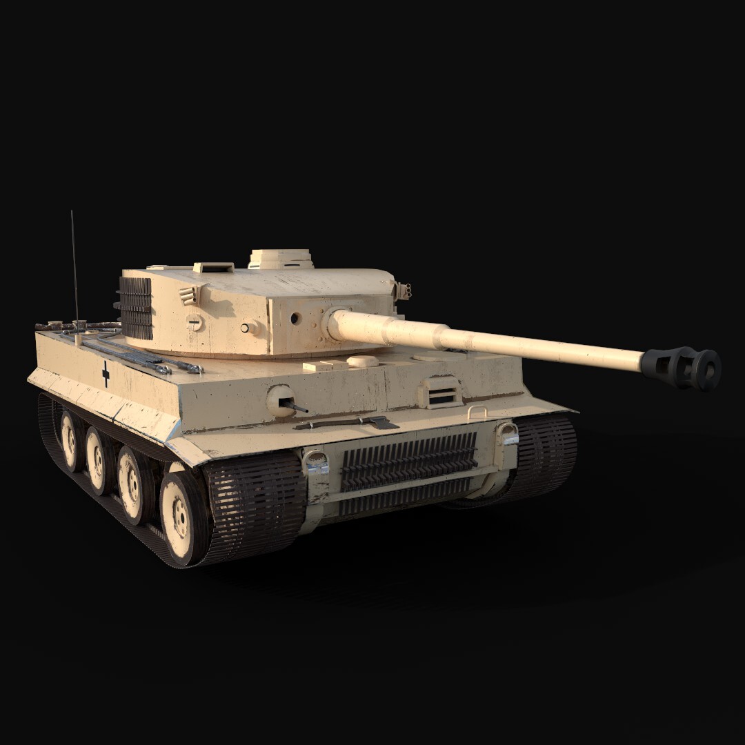 ArtStation - Pz. VI Tiger I H1 (Serial 131)