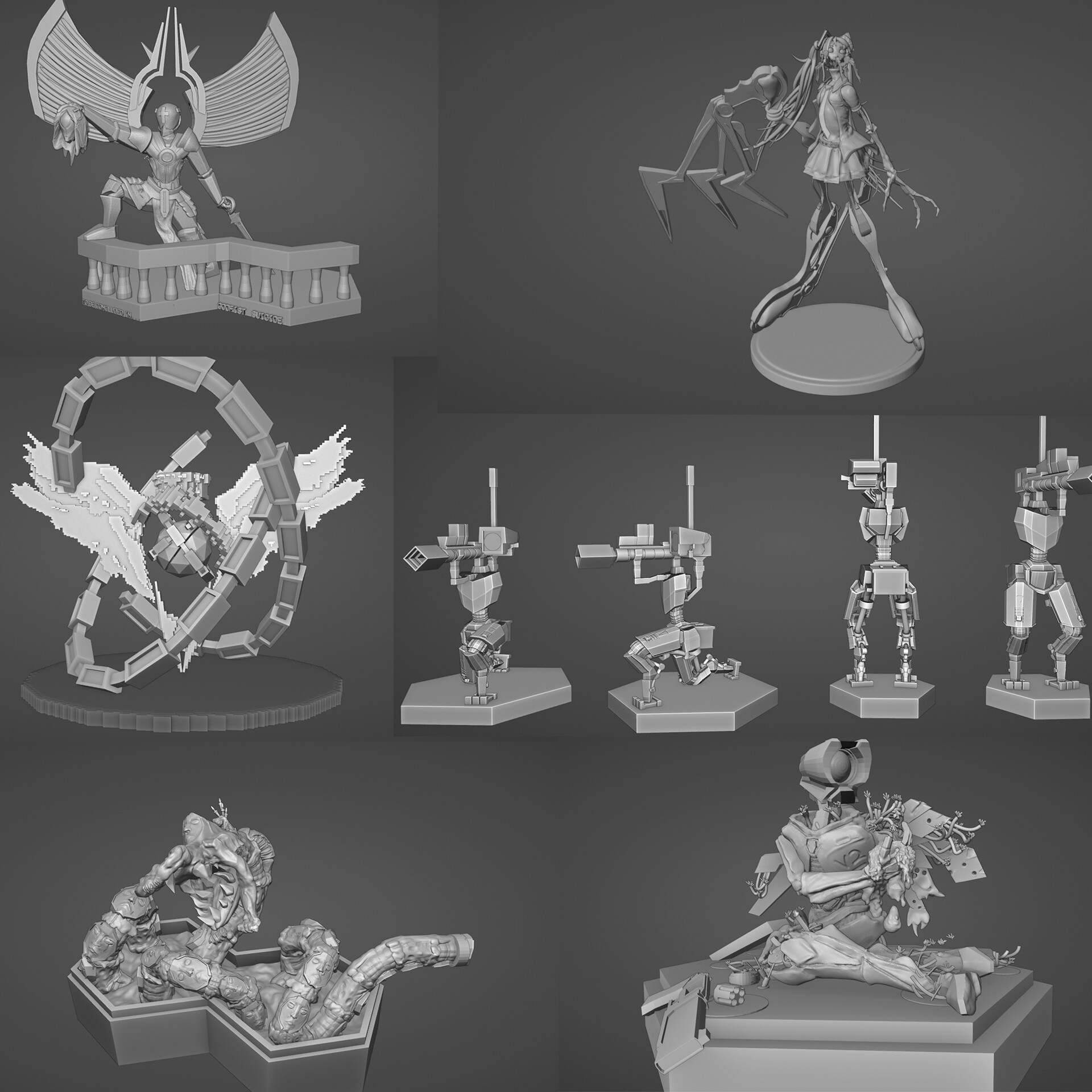 ArtStation - Characters and Miniatures (Sculpts and Models)