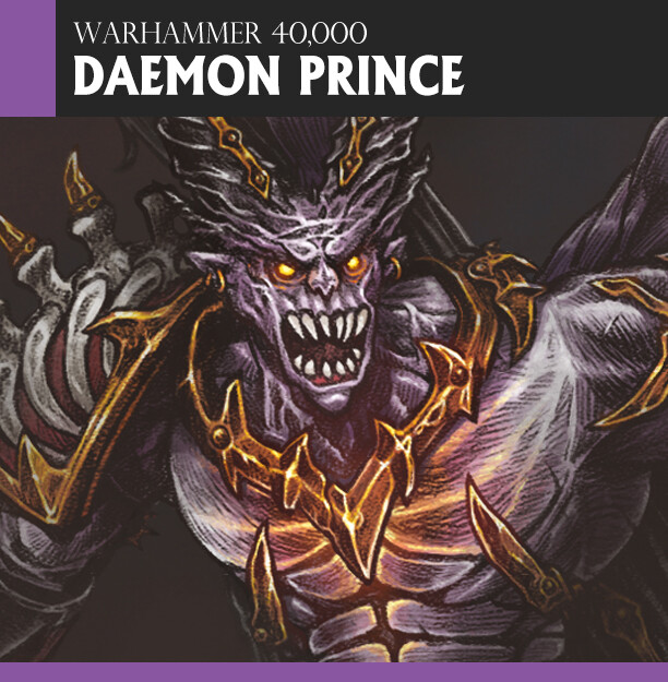 ArtStation - Warhammer 40K - Daemon Prince