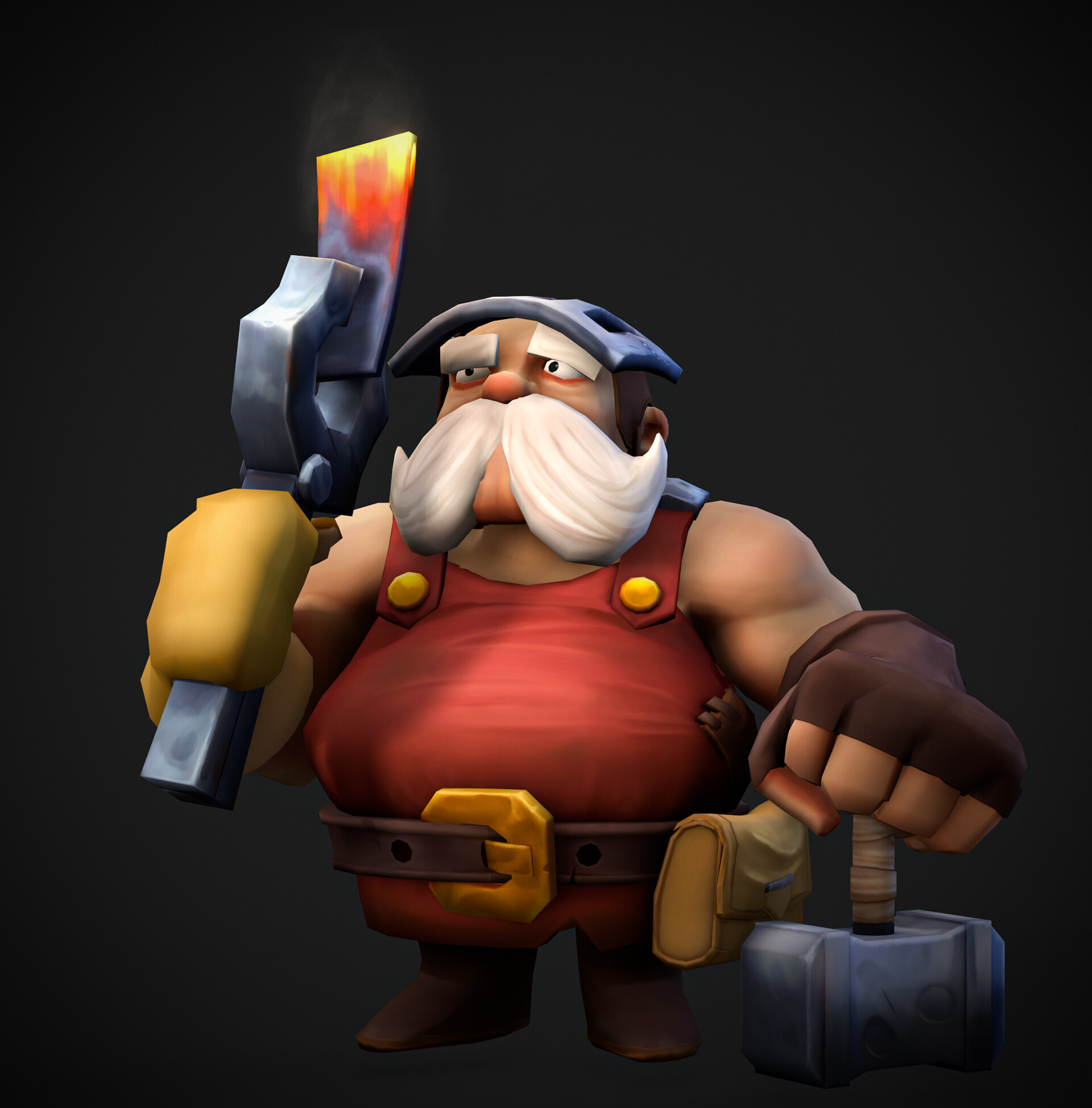 ArtStation - Stylized Handpainted Blacksmith
