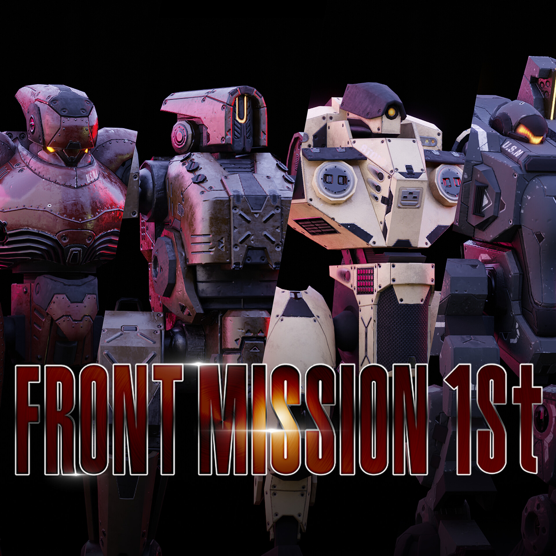 ArtStation - Wanzers for Front mission 1st remake