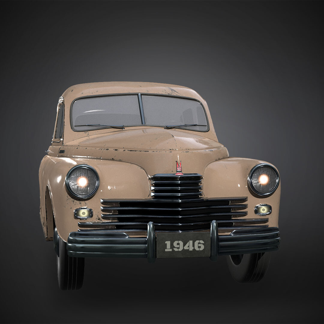 ArtStation - GAZ M20 Победа