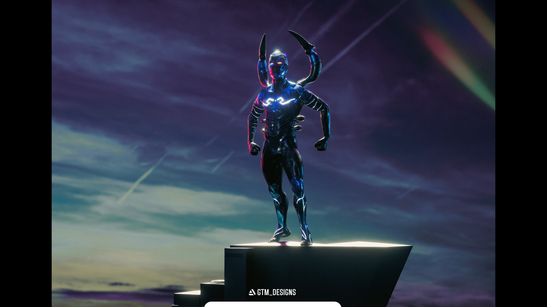 ArtStation - Blue Beetle Character - GTMDesigns