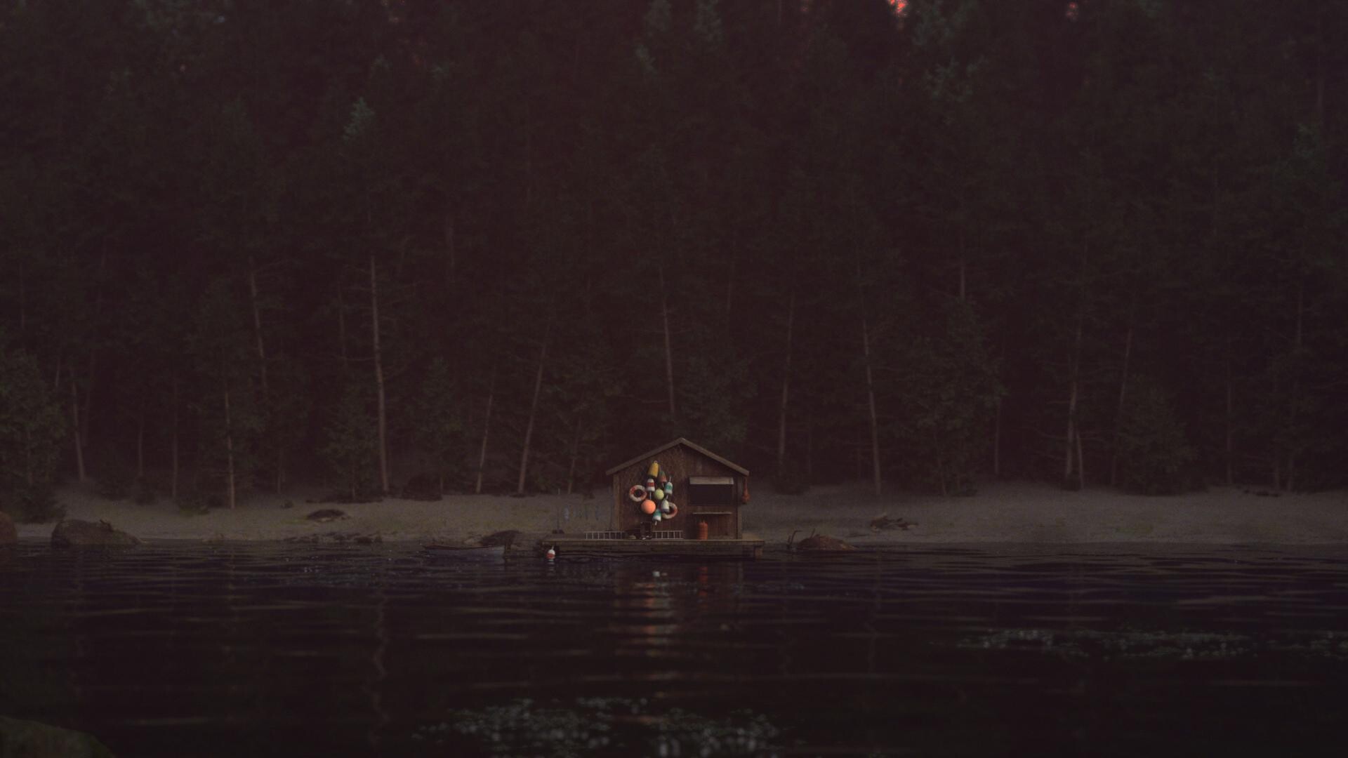 ArtStation - Fisherman's hut