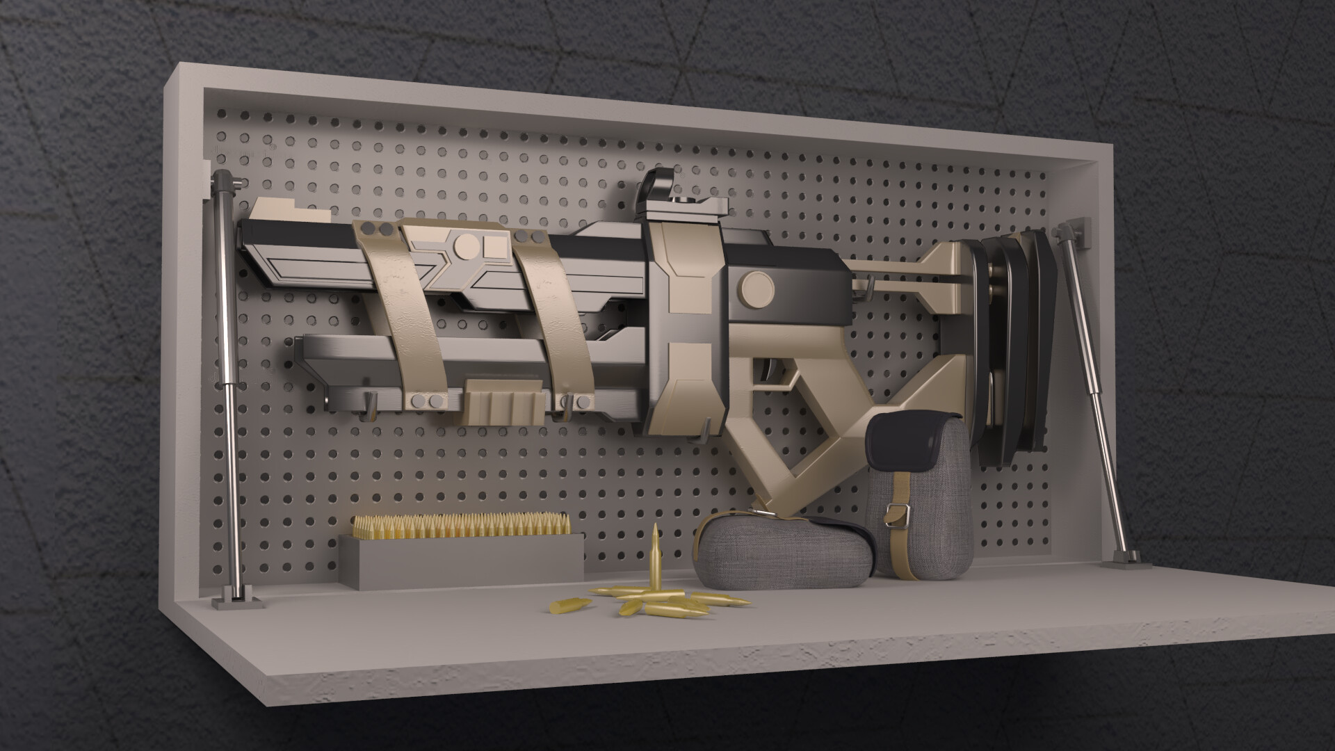 ArtStation - Sci-fi Firearm