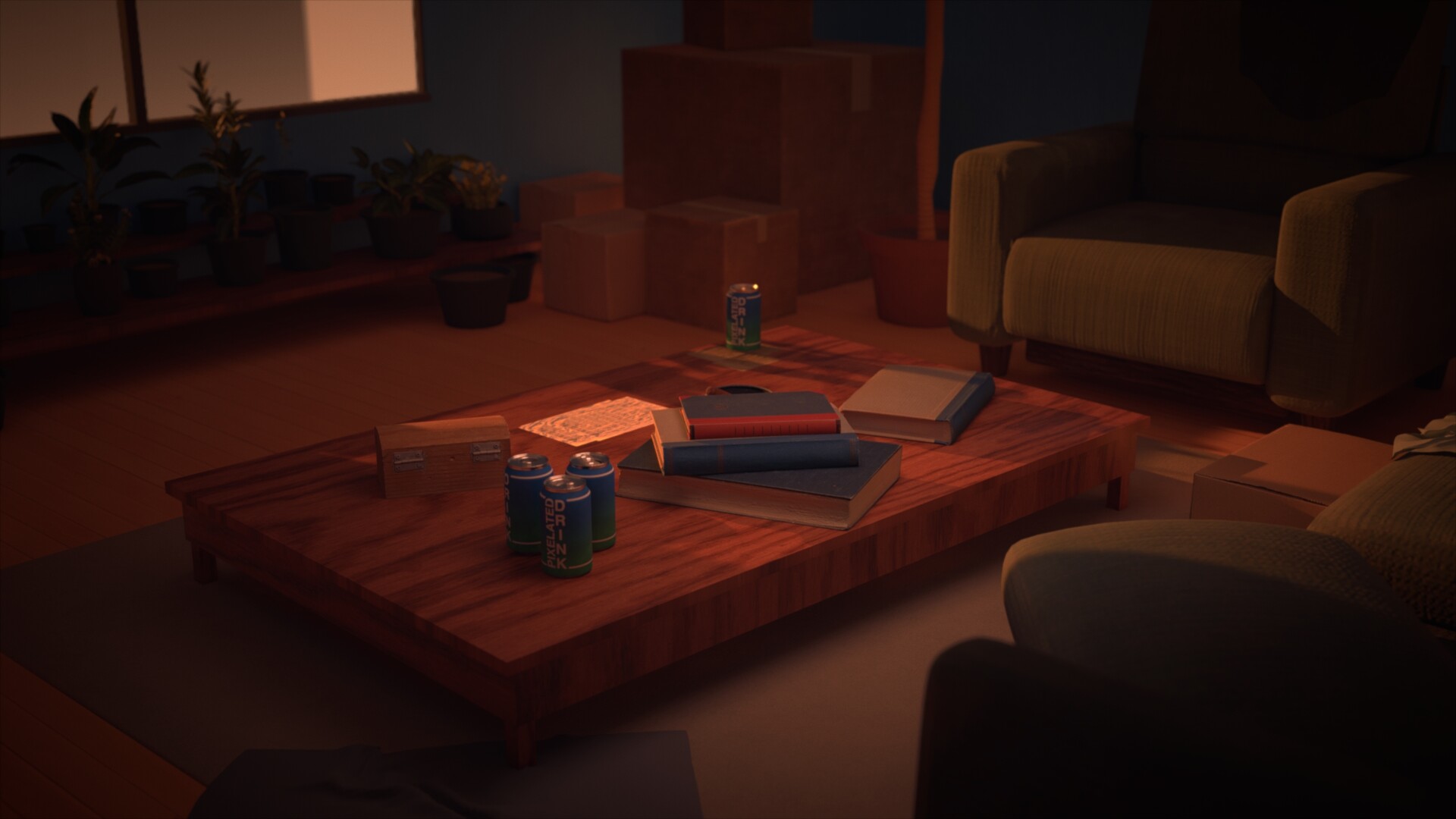 ArtStation - Messy Apartment Interior