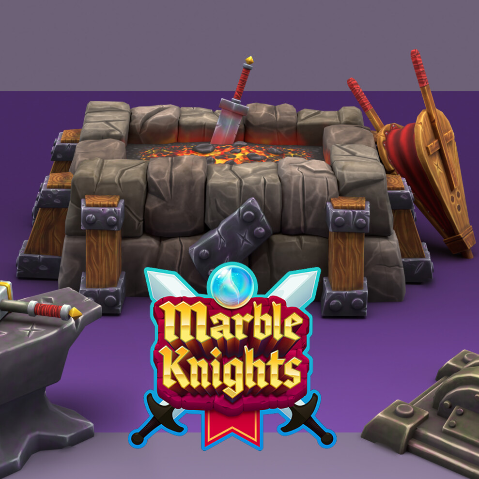 ArtStation - Marble Knights Forge