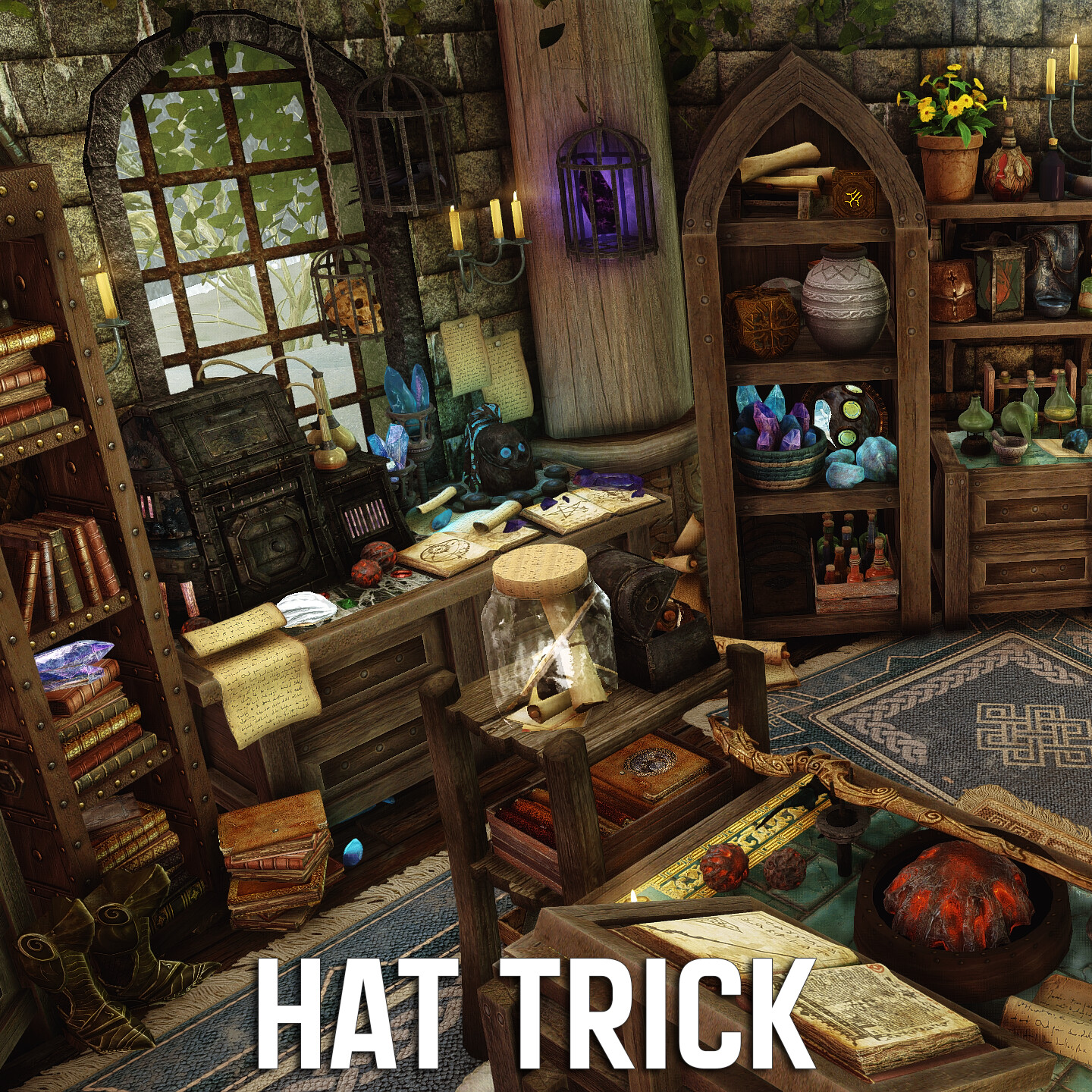 ArtStation - MOD: Skyrim - Hat Trick (Home in a Hat)