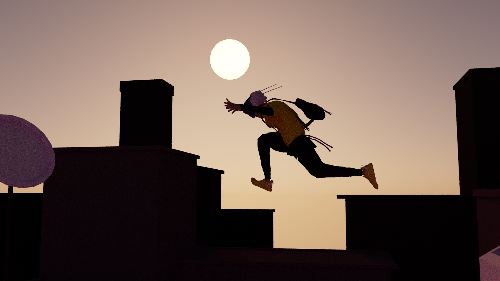 ArtStation - Rooftop Run