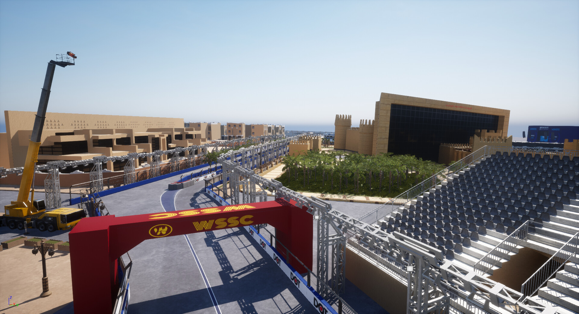 ArtStation - AD Diriyah Street Circuit