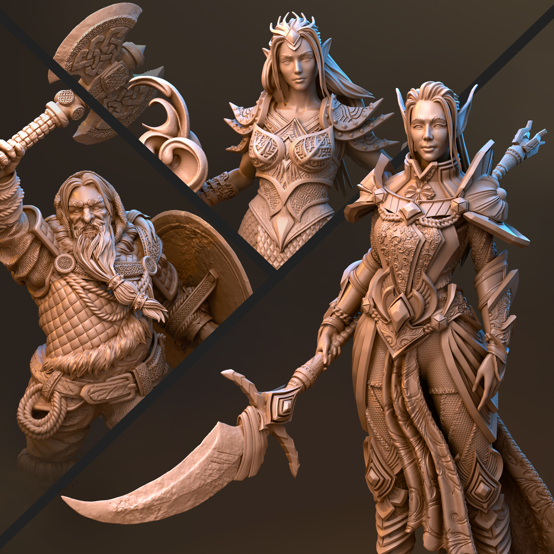 ArtStation - Kickstarter Miniatures