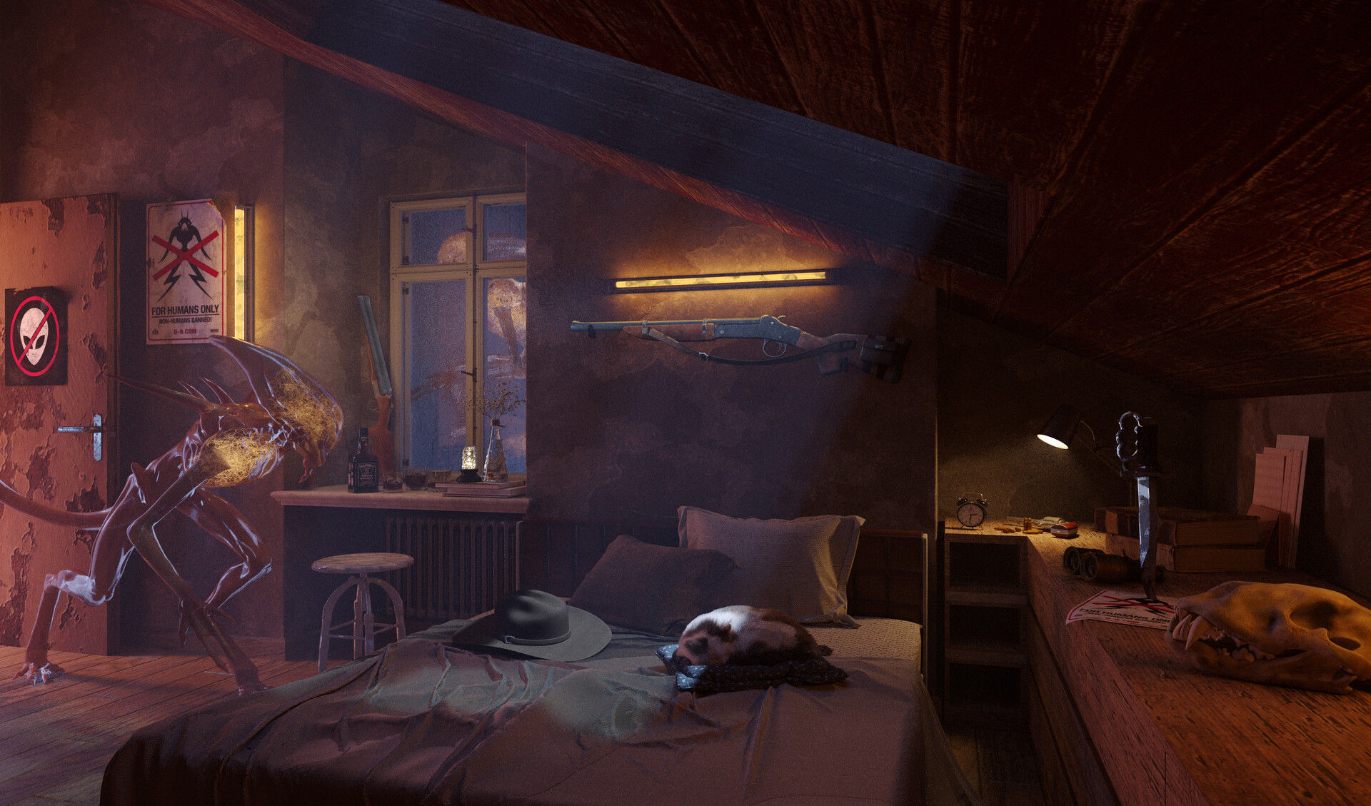 ArtStation - Hunter House.