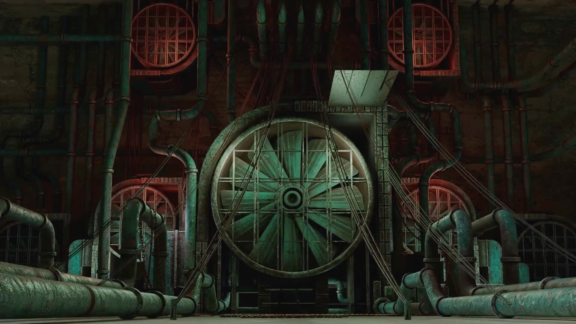 ArtStation - Gigantic industrial fan